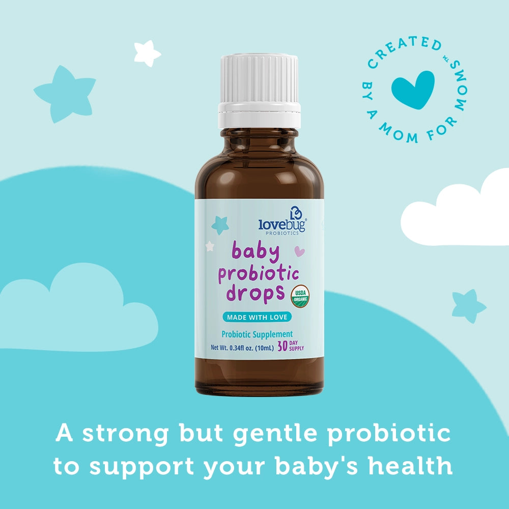 Organic Baby Probiotic Drops with Vitamin D 30 days supply – Vitamin ...